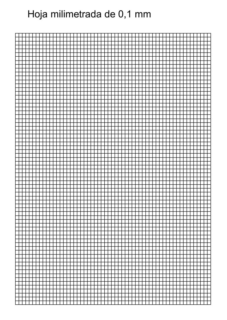 1️⃣ Hoja Milimetrada para Imprimir - Reporte de Lectura
