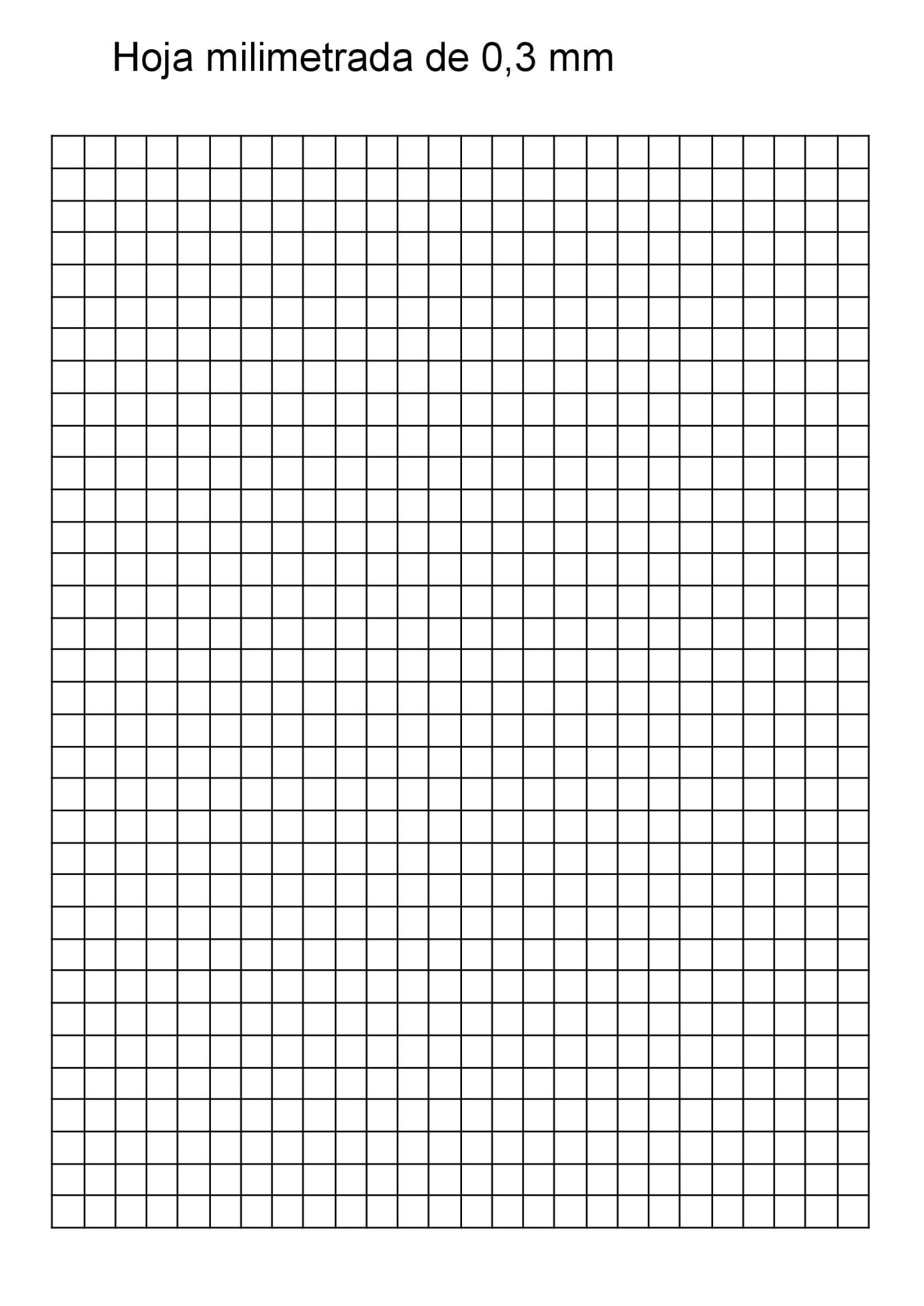 1️⃣ Hoja Milimetrada para Imprimir - Reporte de Lectura