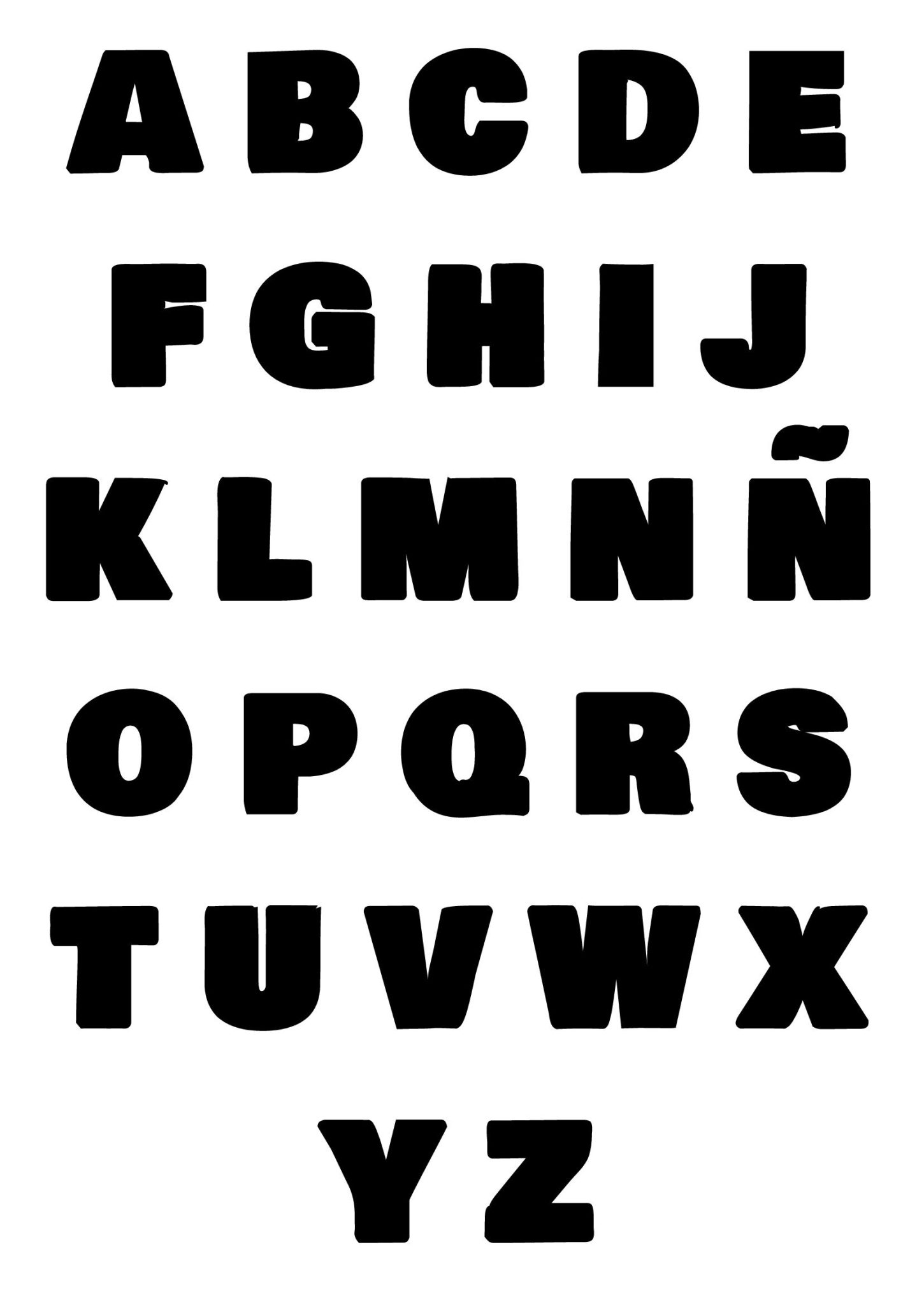 1️⃣ Letras para Imprimir Gratis Online - Reporte de Lectura