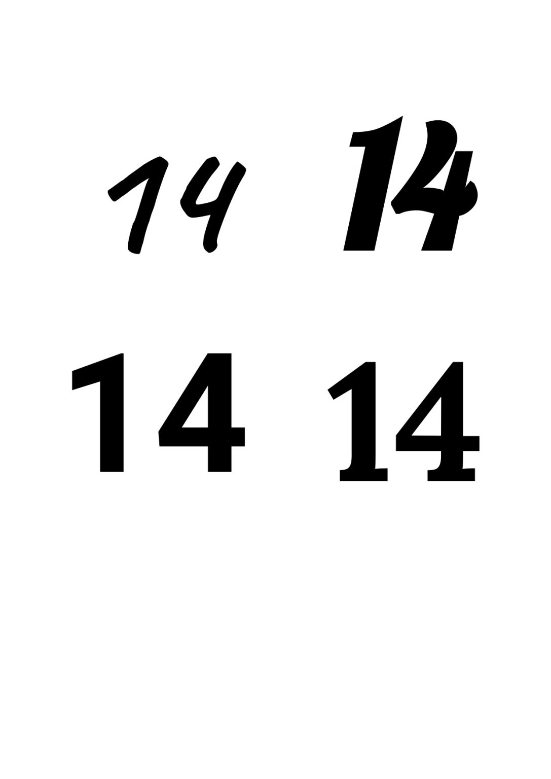1️⃣ Número 14 para descargar e imprimir - Reporte de Lectura