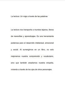 1️⃣ Cuartilla de Hoja - Reporte de Lectura