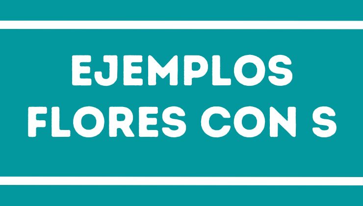 1️⃣ Ejemplos de Flores que empiezan por la S - Reporte de Lectura