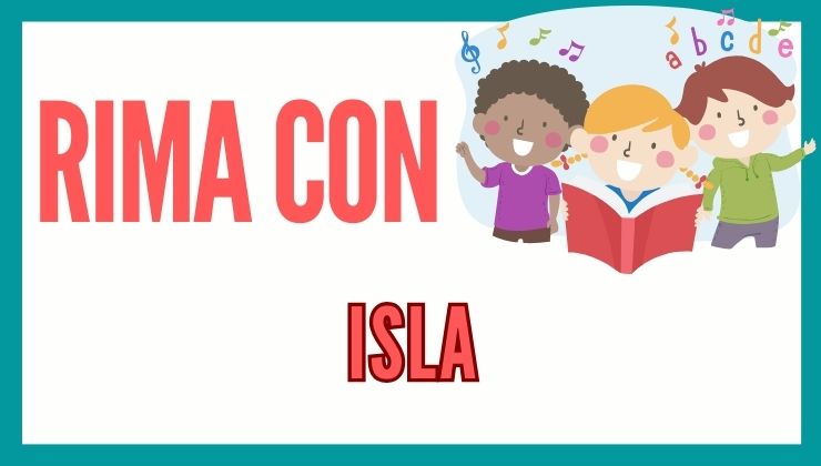 Rimas con la palabra Isla - Reporte de Lectura